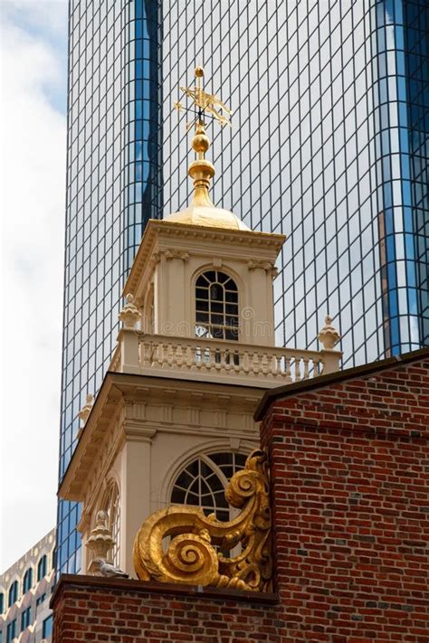 Old State House Historical Brick Building In Boston Massachusetts Usa