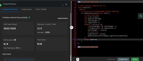 Geeksforgeeks Gfg160 Geekstreak2025 Maxproductsubarray