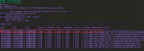 Vulnserver Trun Bypass Dep With Rop On Win10 Ii Technical Memorandum