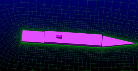 Frigate Helipad Pointwise Unstructured Mesh Applied Ccm