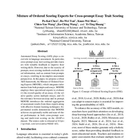 mixture of ordered scoring experts for cross prompt essay trait scoring