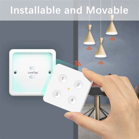 Loratap Zigbee 30 Wireless Scene Wall Switch 4 Buttons