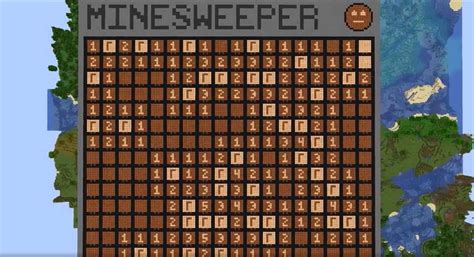 Minecraft Player Creates Minesweeper In Game Using Redstone
