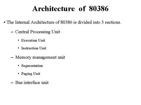 32 Bit Microprocessorintel 80386 30 Marks Course Outcome