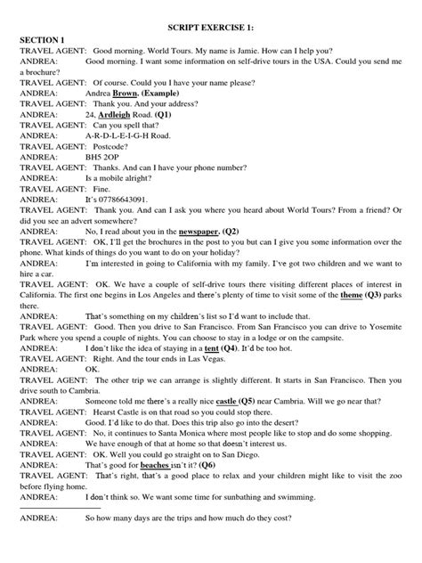 Exercise Script Pdf
