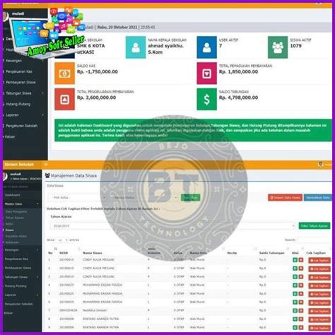Jual COD APLIKASI WEB SOURCE CODE PEMBAYARAN SPP TABUNGAN SEKOLAH