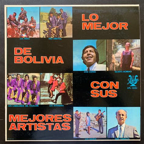 Lo Mejor De Bolivia Con Sus Mejores Artistas Vinyl Lp Compilation
