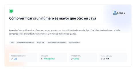 Cómo Verificar Si Un Número Es Mayor Que Otro En Java Labex