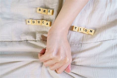 Alphabets On Bed Stock Photo Image Of Erotic Enjoyment 181232260