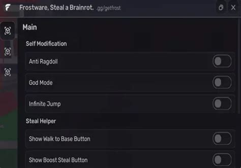 Steal A Brainrot Script Frostware Hub Roblox Scripter