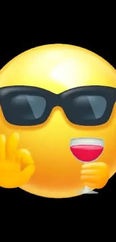 Cool Emoji Wallpaper Black Background Free Download