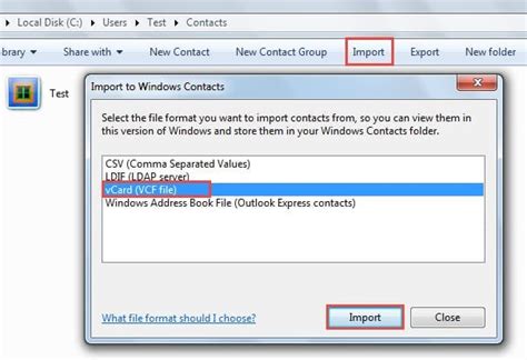 2 Steps To Import Multiple Contacts From A Single Vcard File Into Outlook