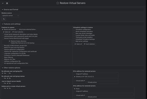 Restore Failed The Specified Source Does Not Contain Any Domains Or