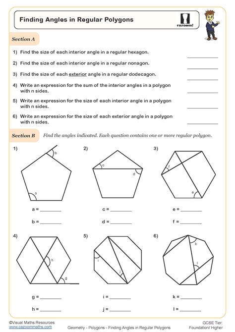 regular polygons angles