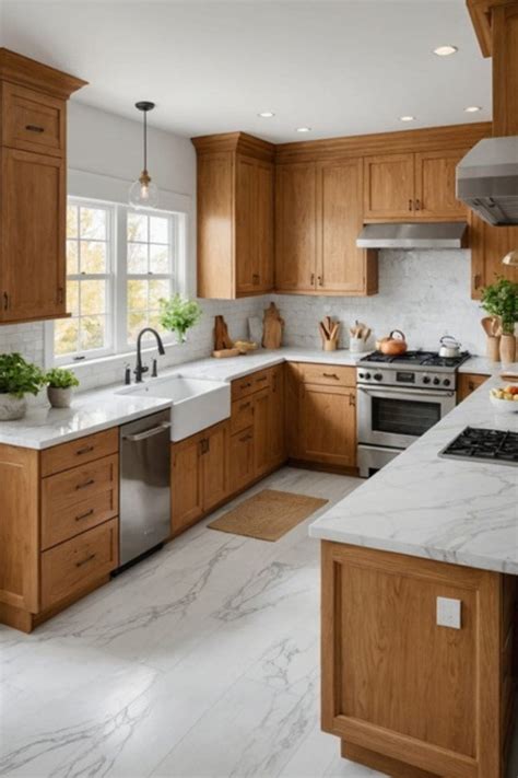 Kitchen Backsplash Ideas For Light Oak Cabinets