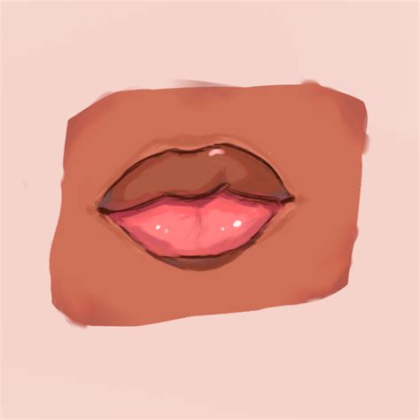 First Time Drawing Actual Lips 🏃‍♀️ Please Gimmie Criticismi Followed A Tutorial By Likeliho