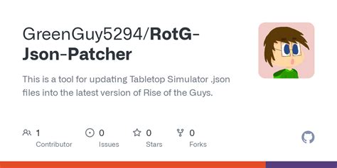 github greenguy5294 rotg json patcher this is a tool for updating