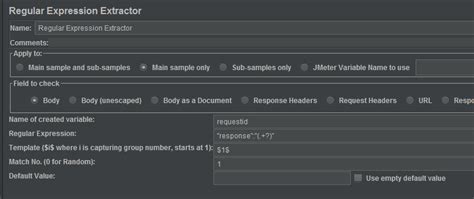 Jmeter I Need To Extract A Request Number From Response Data