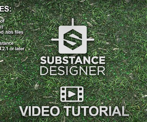 Artstation Substance Designer Grass Video Tutorial Tutorials