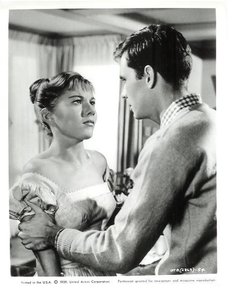 With Donna Anderson In On The Beach 1959 Anthony Perkins Anthony Donna