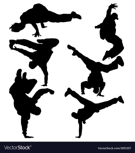 Hip Hop Dancer Royalty Free Vector Image Vectorstock