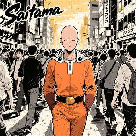 Saitama Manga Pfp Art — The One Punch Awakening