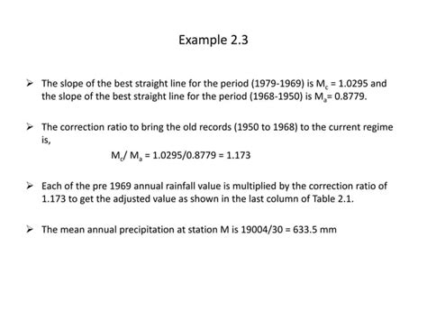 Rainfall Analysis Solved Examples Week CVE Pdf Weather Science