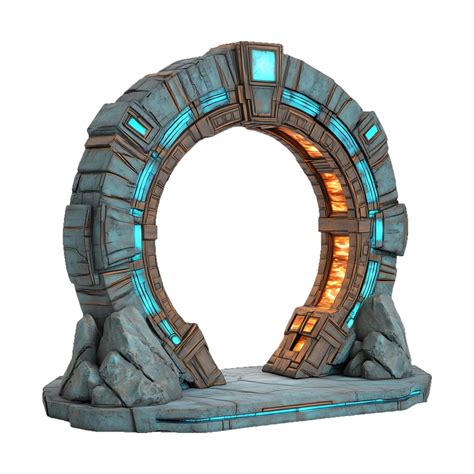 Futuristic Sci Fi Portal Gateway To Another Dimension 60121489 Png