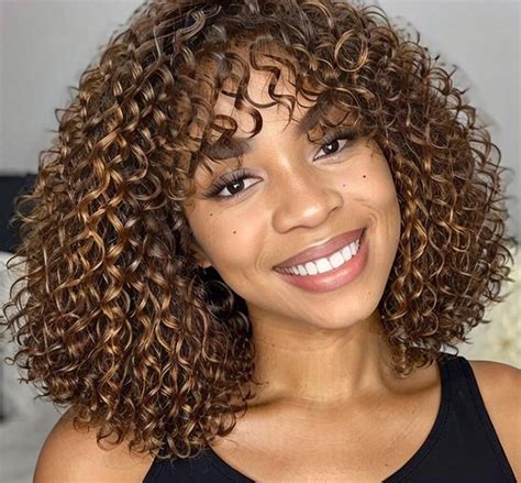 Short Curly Bob Human Hair Wigs With Bangs Full Machine Made Wigs