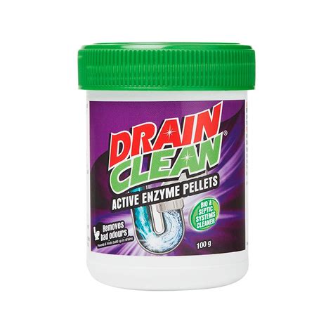 Drain Clean 100g Active Enzyme Pellets Bunnings Australia