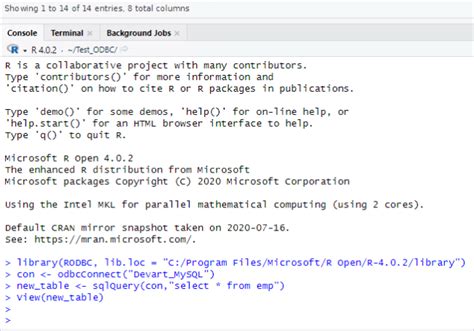 Microsoft Excel RStudio ODBC Connection Driver Download Connector For Integration And Sync