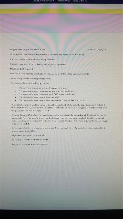Solved 101 Assignmenti Protected View Saved To This Pc