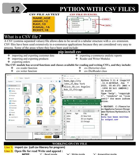 Computer Education Cbse 12th Unit 1 Csv File