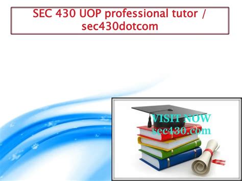 PPT SEC UOP Professional Tutor Sec Dotcom PowerPoint Presentation ID