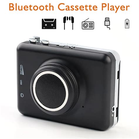 Mini Cassette Player Bluetooth Cassette Player Support Bluetooth Input Output FM Radio Cassette