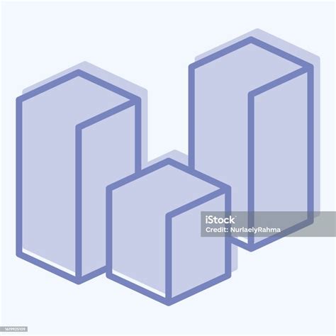 아이콘 3d 시각화 3d 시각화 기호와 관련이 있습니다 투톤 스타일 심플한 디자인 편집 가능 간단한 그림 3차원 형태에 대한 스톡 벡터 아트 및 기타 이미지 Istock