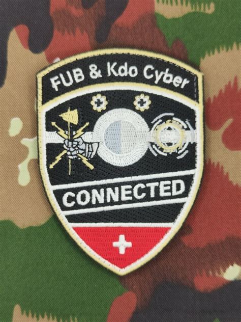 Verbandsabzeichen Fub And Kdo Cyber Swissmilitariach