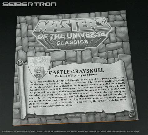 Castle Grayskull Map Masters Of The Universe Classics Motu Motuc Poster