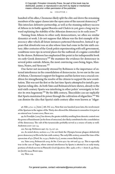 Classical Greek Oligarchy Princeton University Press