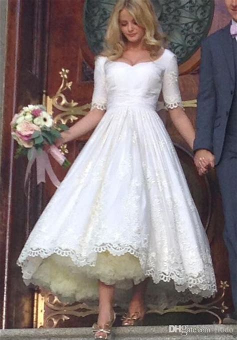 Plus Size Tea Length Wedding Dresses Wedding Blog