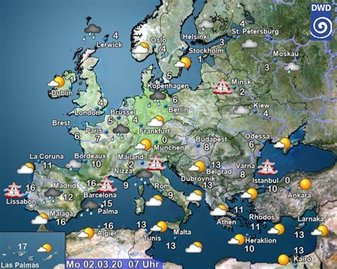 Weather Map Europe