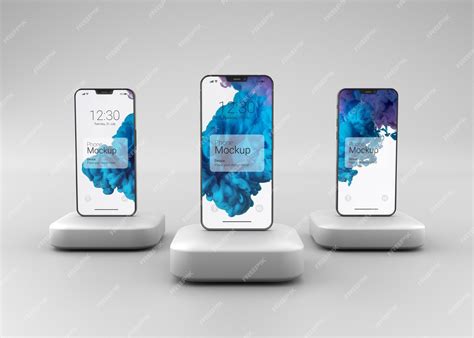 Premium Psd Free Psd Full Screen Iphone Mockup Design