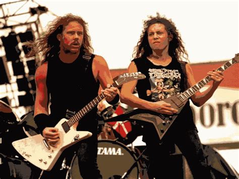 Kirk Hammett And James Hetfield