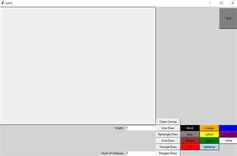 GitHub ValachPatrik Paint Tool Tkinter A Paint Tool Created With