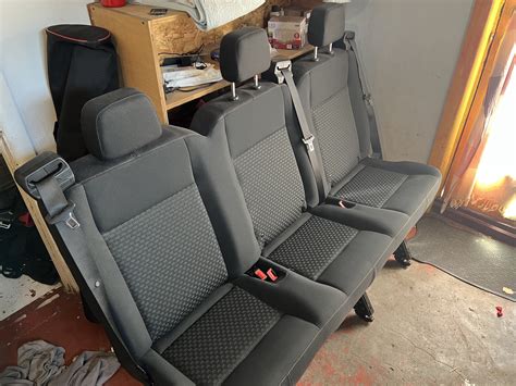 62 Bench Seat New 2015 2023 Ford Transit Oem 2nd Row Seat Black
