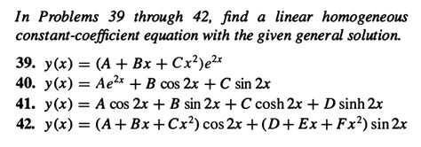 Solved In Problems 33 Through 36 One Solution Of The