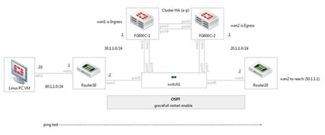 technical tip configuring fortigate ha and ospf g fortinet community