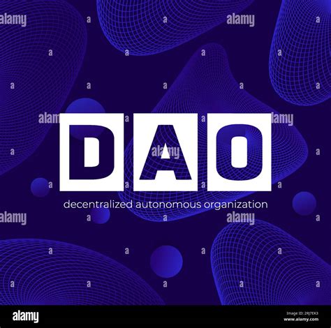 distributed autonomous organization stock vector images alamy
