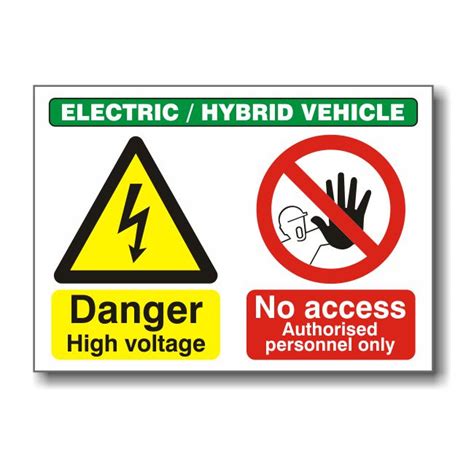 Danger High Voltage Sign
