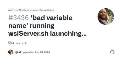 bad variable name running wslserver sh launching remote wsl · issue